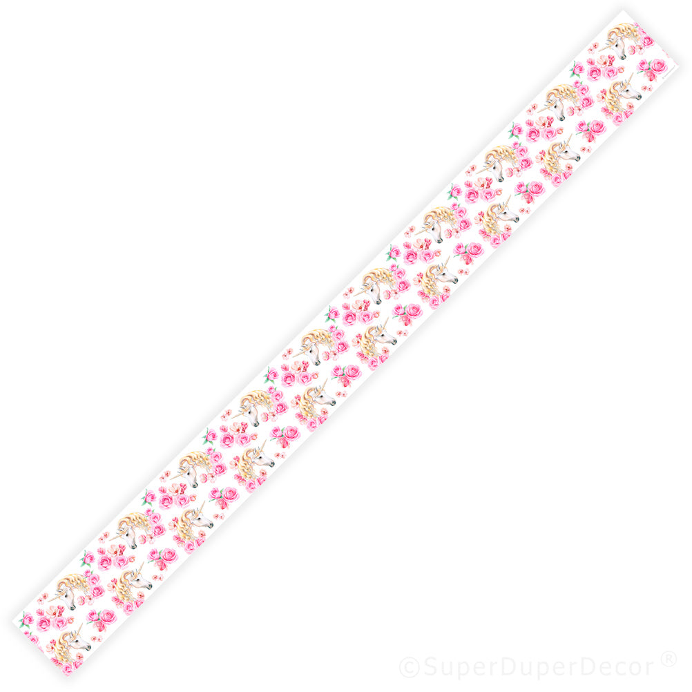 Unicorn Roses - Easy DIY children's bedroom wall decor – SuperDuperDecor